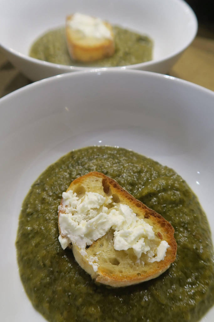 Spinach & Goat Cheese Bisque – Something From the Ovens